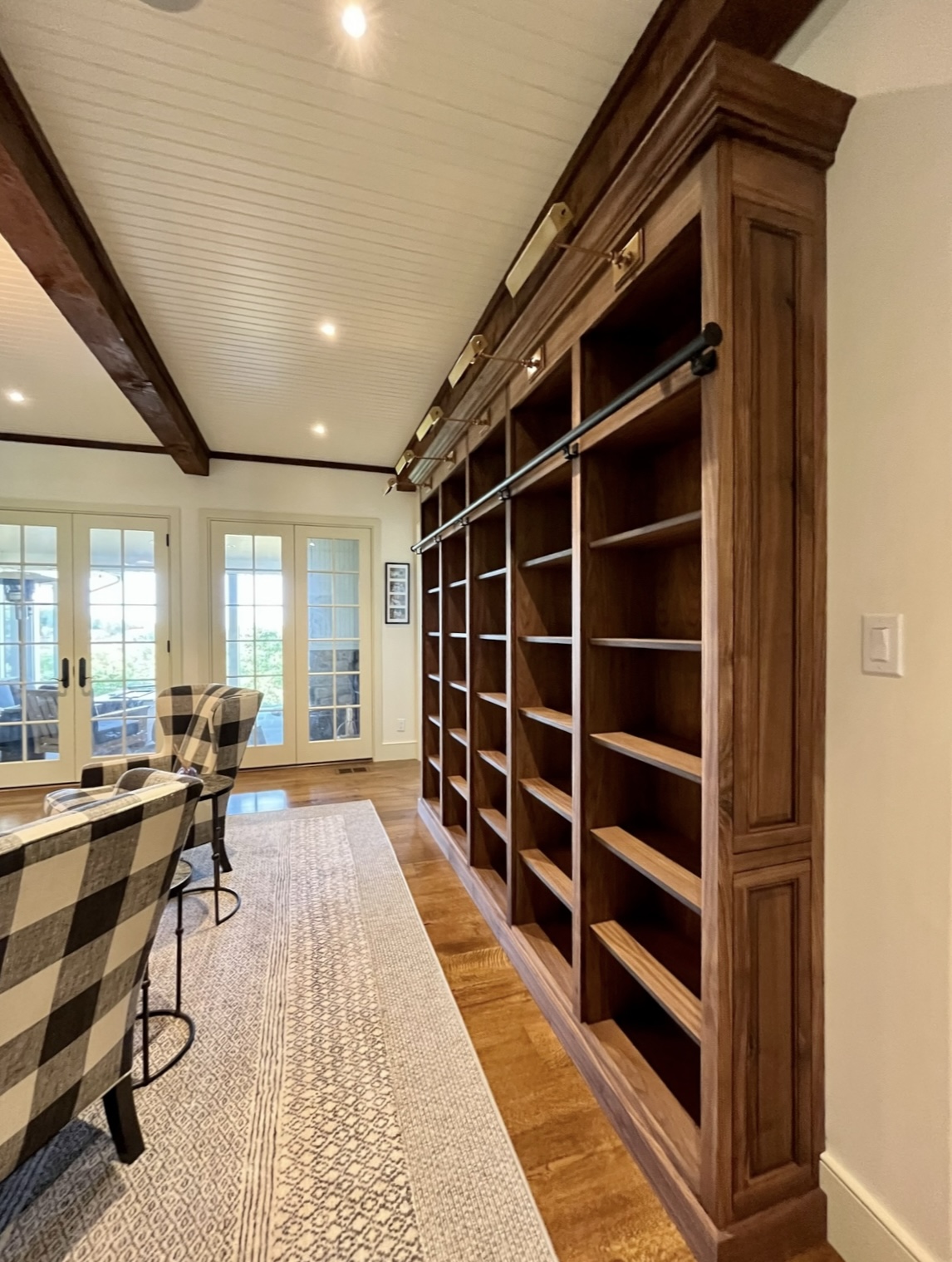 Black Walnut Library - CZ Woodworking